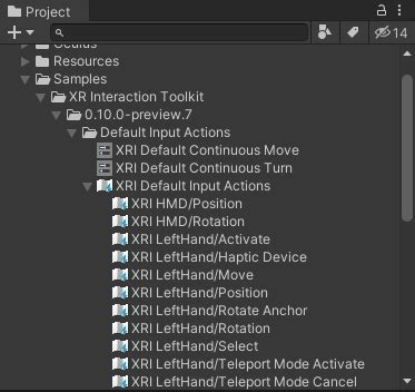 unity在2020年11月更新的XR Interaction Toolkit 0 10 0使用入门VR控制手柄配置默认参数 略略略