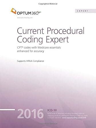 Current Procedural Coding Expert 2016 Spiral 9781601518989 Medicine Health Science Books