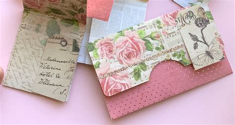 6x6 Paper Pad Projects No Cut Envelopes Flat Mail Mini Album