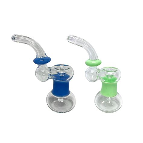 Essentials Glass Bubbler Small Sherlock Bubbler Accent Colors