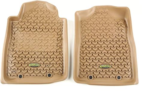 Outland Tacoma All Terrain Front Floor Liners Tan 398390415 12 15