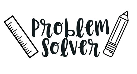 Problem Solver Svg Problem Solvers Problem