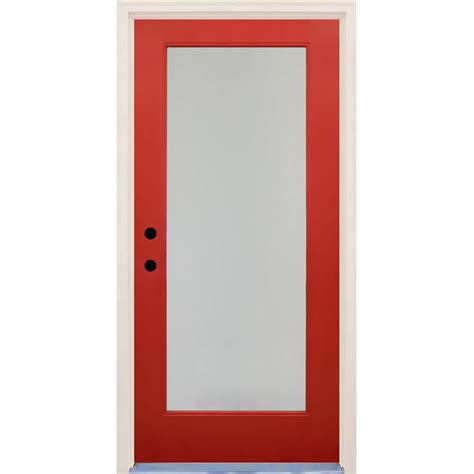 Builders Choice 36 In X 80 In Elite Engine Satin Etch Glass
