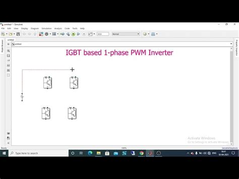 فیلم آموزشی اینورتر Pwm تک فاز با استفاده از Matlab Simulink فیلم