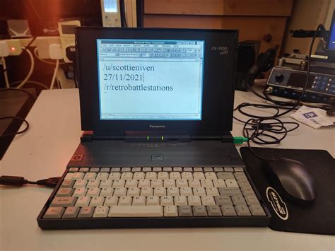 Portable Week Contest My Oldest Laptop A Panasonic Cf 1000 486 R Retrobattlestations