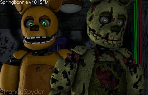 🔥 Free Download Springbonnie Springtrap With Image Fnaf Purple Guy Golden By Lauras16