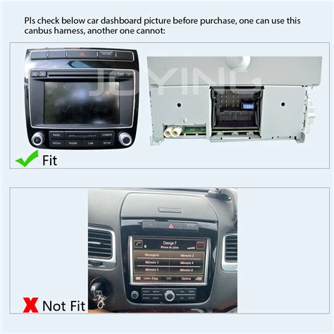 Joying Android Head Unit Canbus Harness Wiring Cable For VW Touareg