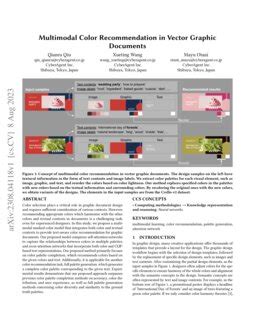 Multimodal Color Recommendation In Vector Graphic Documents Deepai