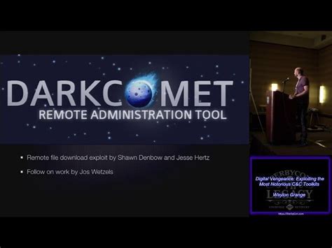 Conference Talks Talk Digital Vengeance Exploiting The Most