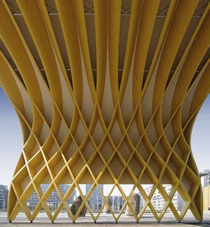 Yellow Architectural Structure By The Roadside Modern Vienna