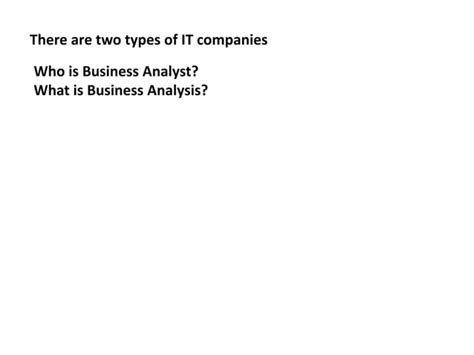 Business Analyst Ppt Ppt