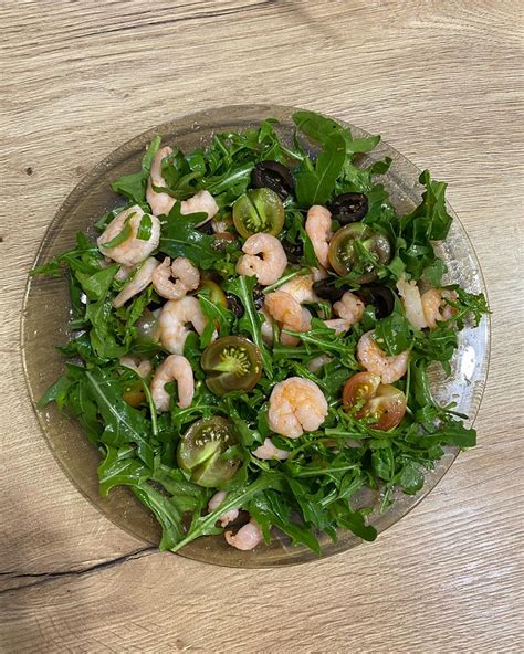 Салат с рукколой и креветками рецепт с фото пошаговый от Юлия Бурмистрова Овкусе ру