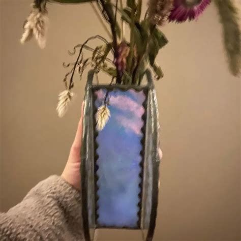 Handmade Stained Glass Vase Bunz