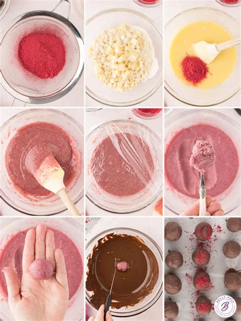 Dark Chocolate Raspberry Truffles Belly Full