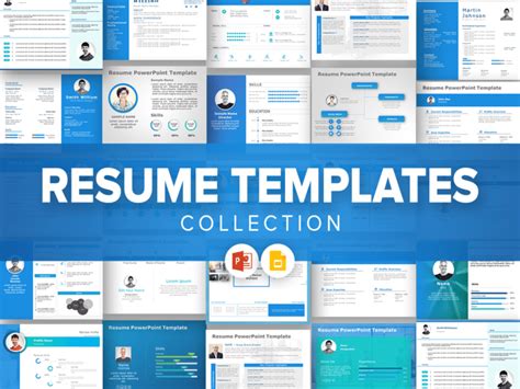 Resume Templates For Powerpoint Google Slides