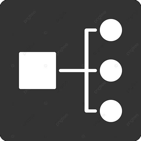 Diagram Icon Hierarchy Connections Social Vector Hierarchy