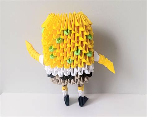 Origami Spongebob 3d Origami Spongebob Spongebob Toy Etsy