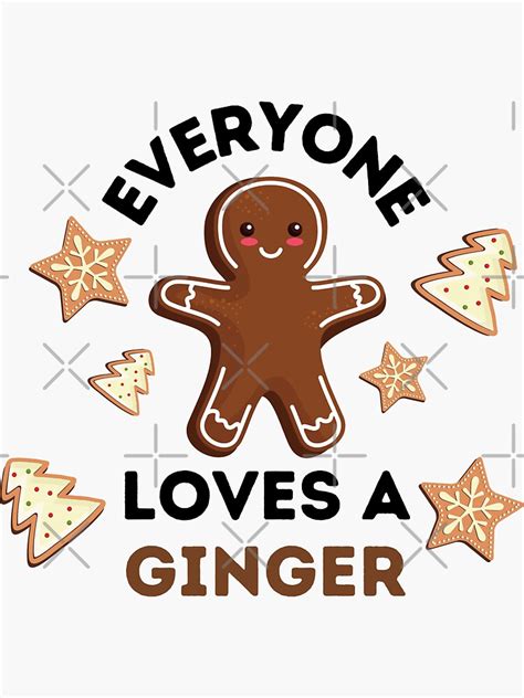 Everyone Loves A Ginger Sticker By Imperialbaron Redbubble
