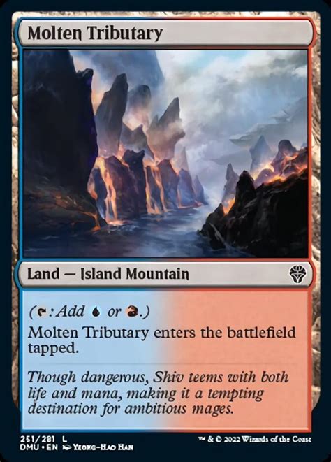 Mtg Dominaria United Prints Cycle Of 10 Common Dual Lands To Empower