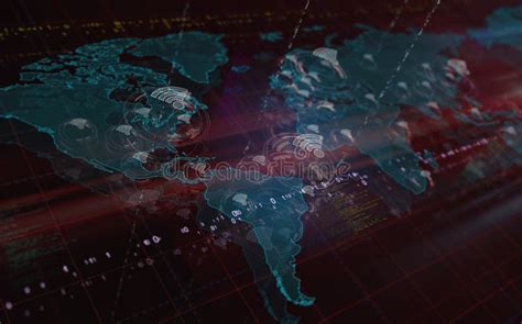 Wifi Wireless Mobile Connection Symbol On World Map Stock Illustration Illustration Of Spot