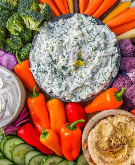 Crudite Platter Veggie Tray With Dips Modern Honey