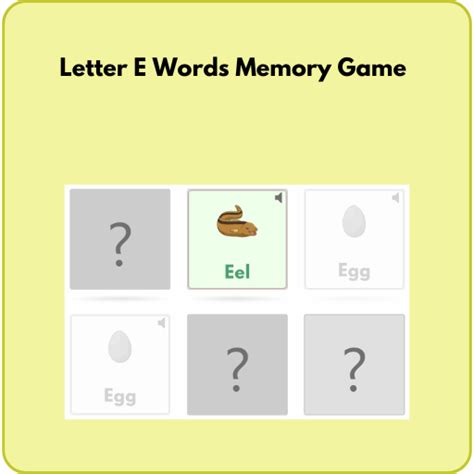 Sight Words Matching Memory Game Autistichub