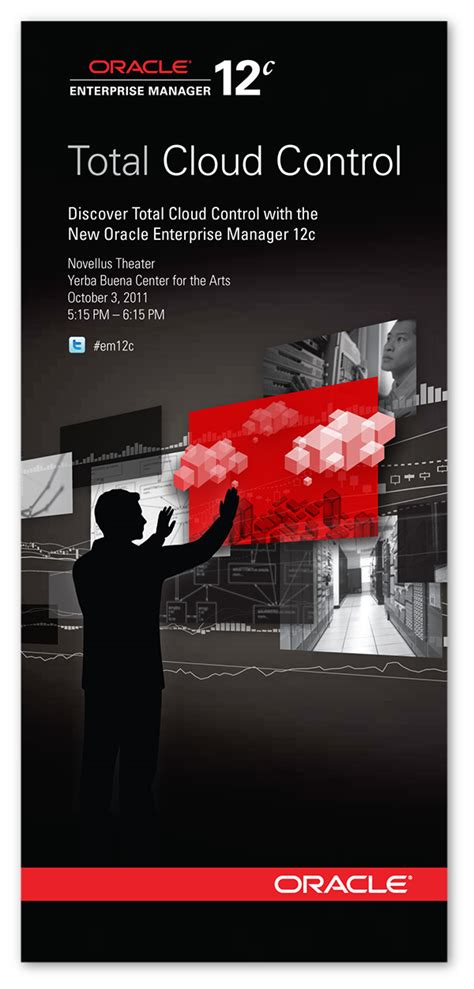 oracle enterprise manager 12c on behance