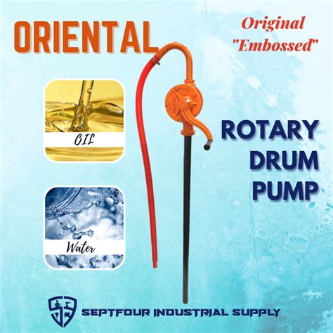 Oriental Manualhand Rotary Oil Drum Pump — Septfour Industrial Supply