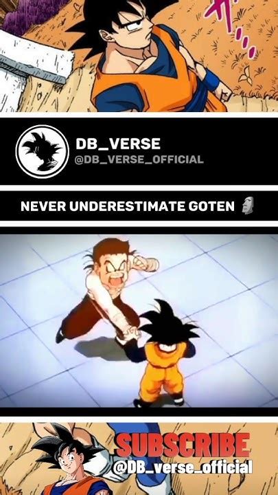 Never Underestimate Goten 🗿😈 Viral Goten Tournament Dragonball