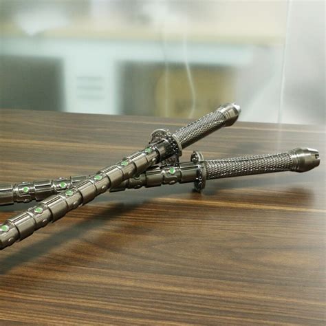 Black Widow Batons Metal Pcs Black Widow Cosplay Scale Etsy