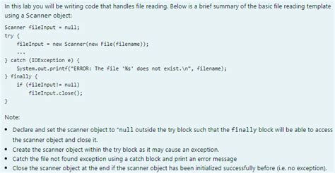Solved In This Lab You Will Be Writing Code That Handles Chegg Com