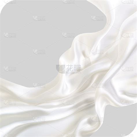 通用白色流动感丝绸丝巾围巾