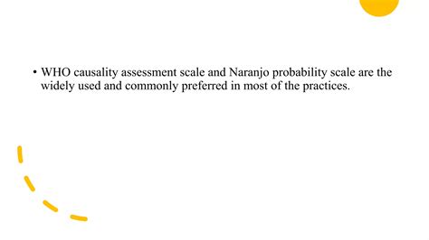 Causality Assessment Scale Pptx