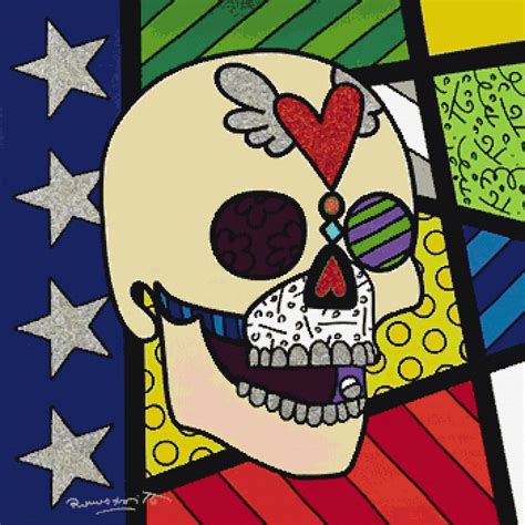 Схема вышивки «Череп поп арт №2721835 Вышивка крестом