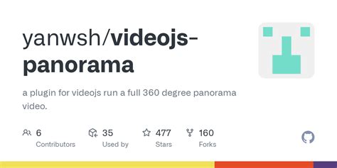 GitHub Yanwsh Videojs Panorama A Plugin For Videojs Run A Full 360
