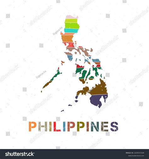 Philippines Map Design Shape Country Beautiful Stock Vector Royalty Free 2229357109 Shutterstock