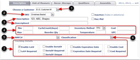 Items Creating An Assembly Description