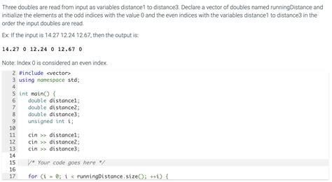 Solved Three Doubles Are Read From Input As Variables Chegg