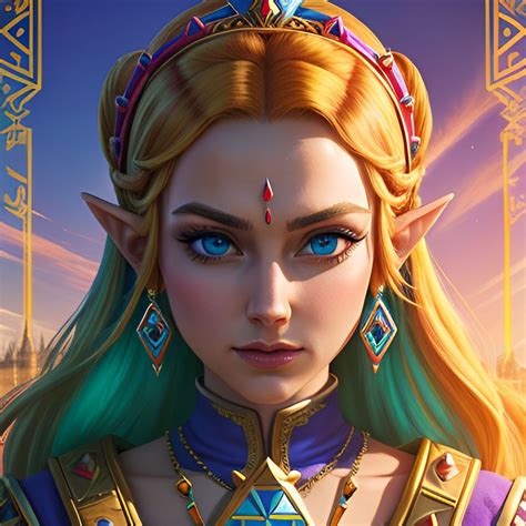 Zelda A Portrait By Wazzy88 On Deviantart