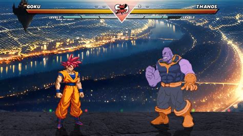 Goku Vs Thanos The Most Epic Fight Ever Made Youtube