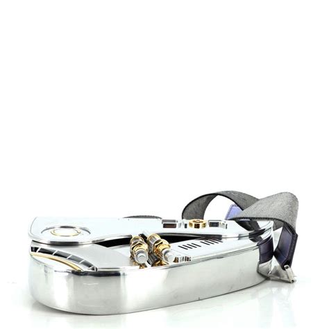 Christian Dior Sorayama Saddle Crossbody Bag Metal At 1stdibs