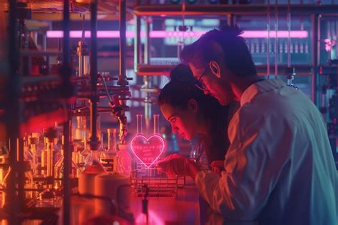 Premium Photo Quantum Physicists Unlocking The Secrets Of Love I