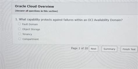 Oracle Cloud Overview Answer All Questions In Studyx