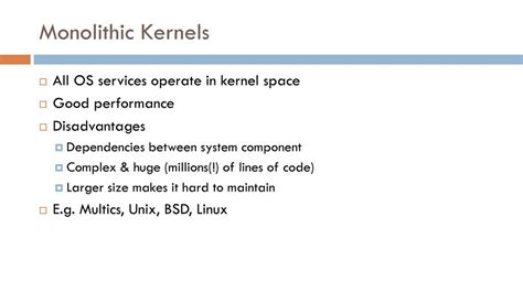 Microkernels Mach And L4 Ppt Download
