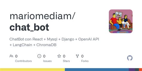 Github Mariomediam Chat Chatbot Con React Mysql Django