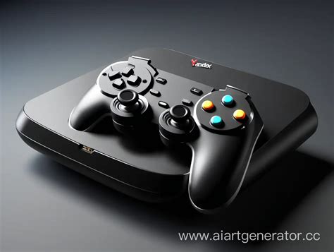 Yandex Gaming Console Design Futuristic And Ergonomic Entertainment System Ai Art Generator