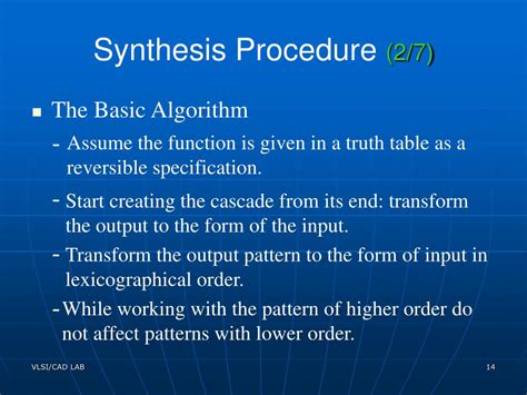 Ppt A Transformation Based Algorithm For Reversible Logic Synthesis