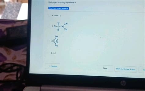 Hydrogen Bonding Is Present In One Mere StudyX