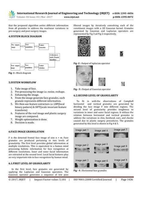 Recognition Of Surgically Altered Face Images Pdf