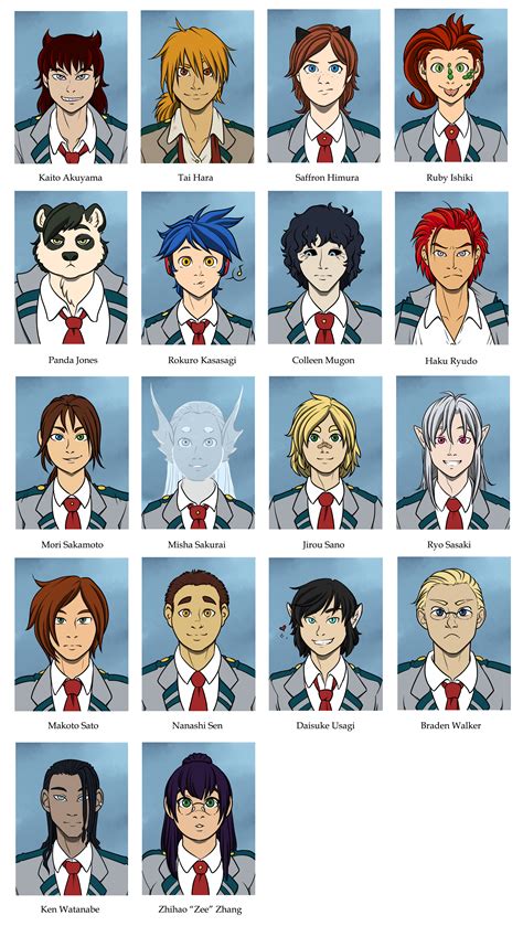 Bnha Ocs The Ua Yearbook — Weasyl